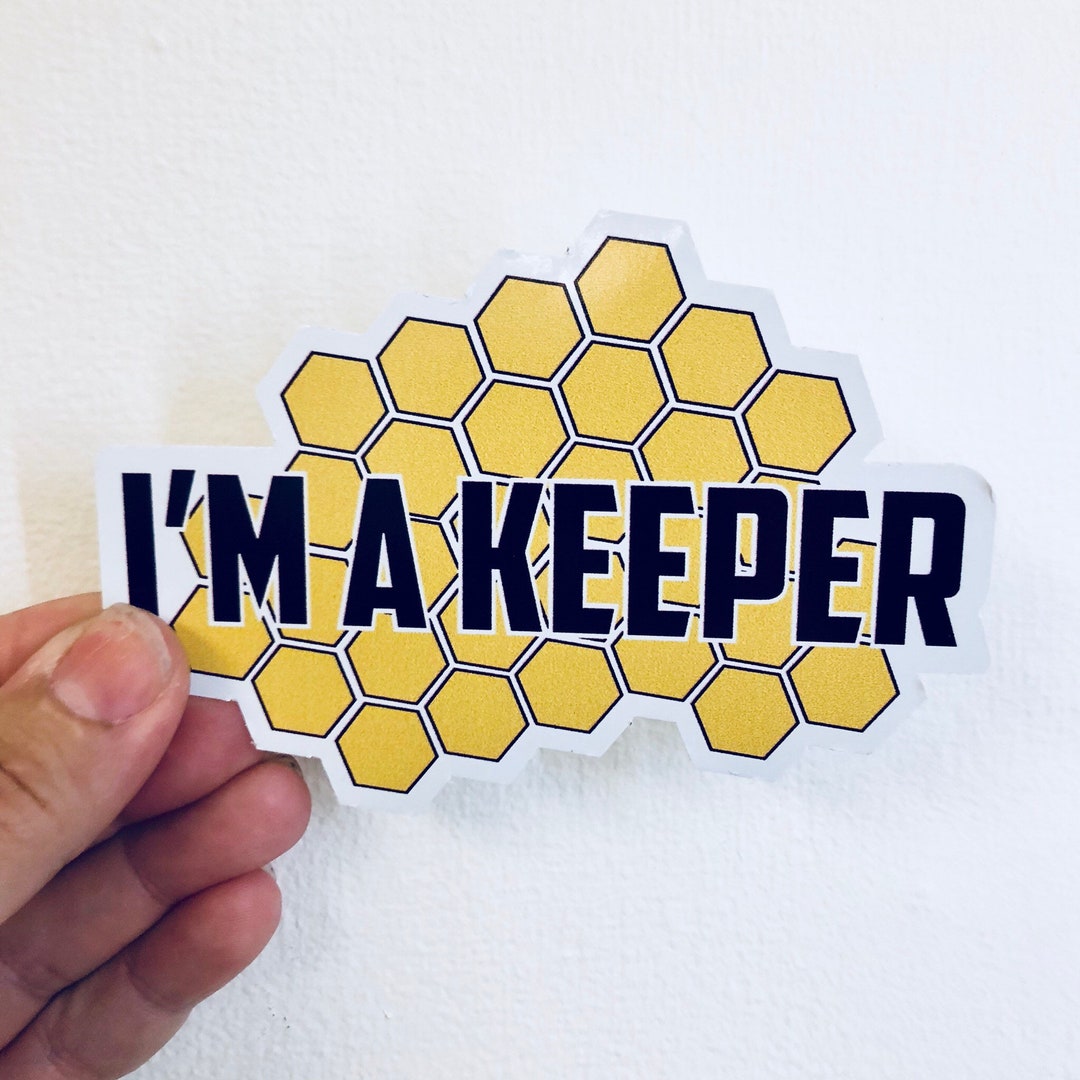 I'm a Keeper Die Cut Vinyl Sticker - Etsy