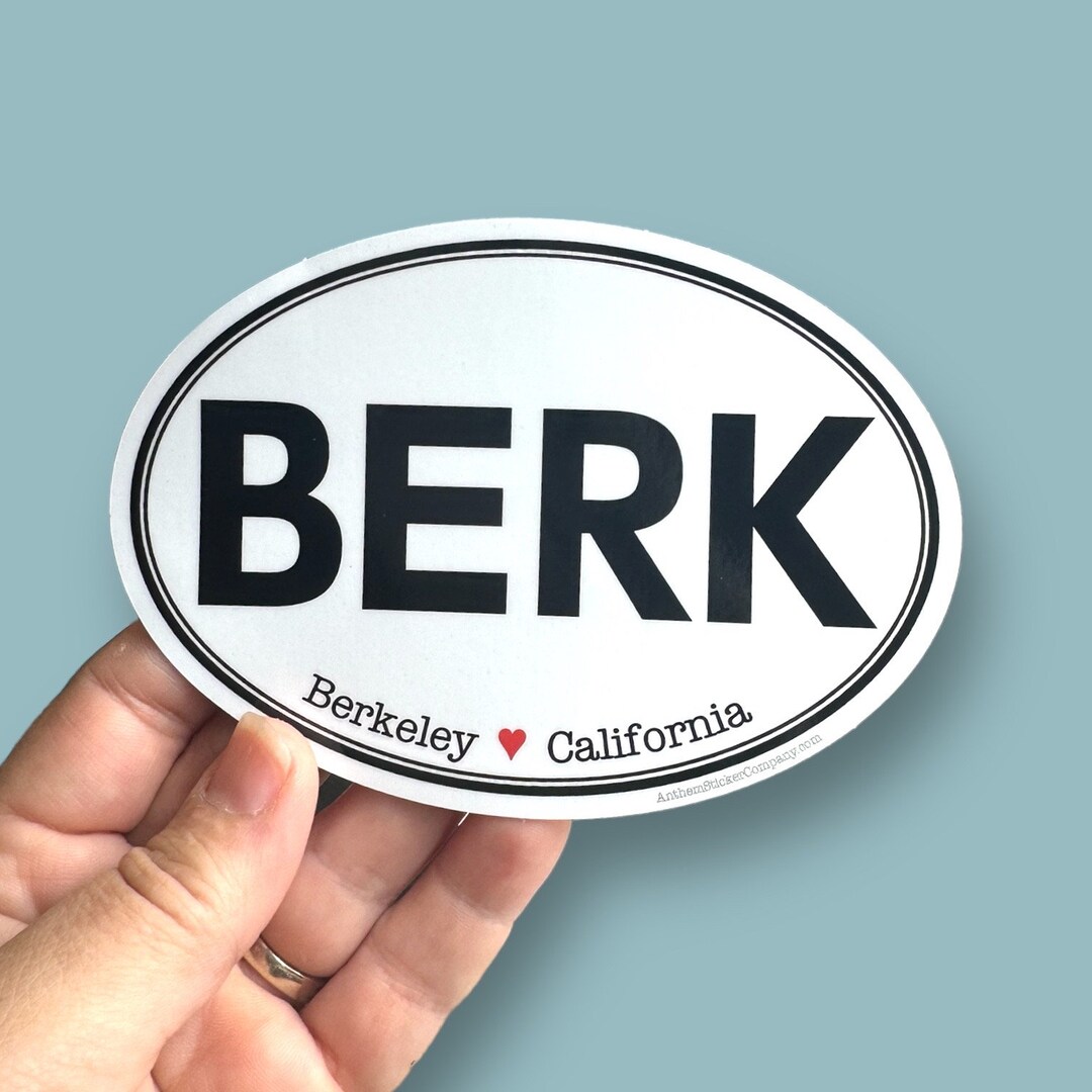Berkeley, California Bumper Sticker | Laptop Decal | Any Smooth Surface ...