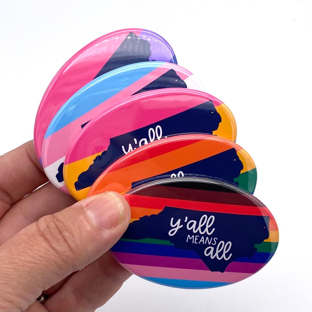 Y’all Means All State Pride Flags Oval Refrigerator Magnet - Etsy