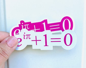 Schrödinger's Cat Equation Vinyl Bumper Sticker. Flaunt Your Inner Nerd ...