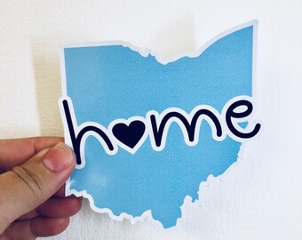 Ohio is Home Sticker | Etsy