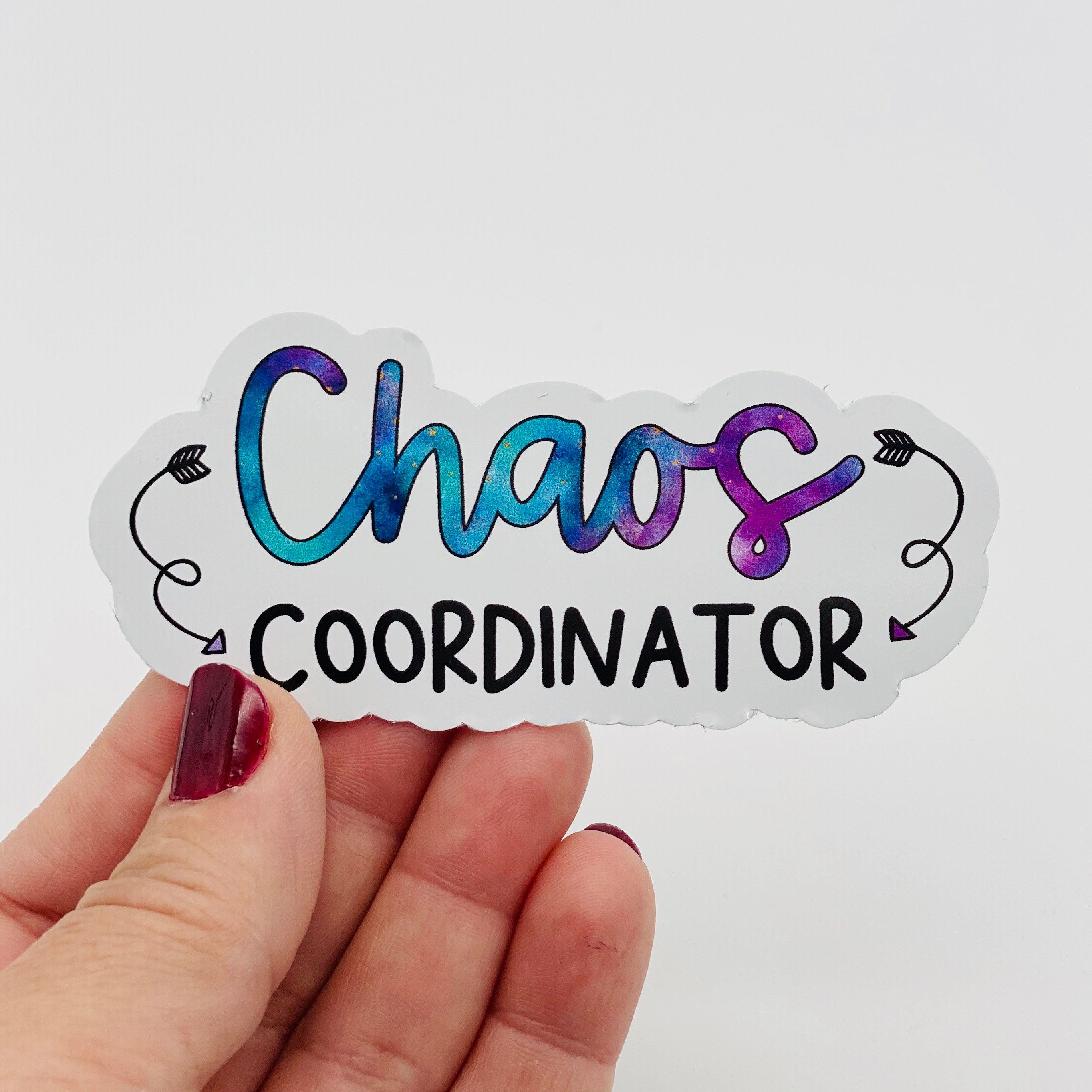 Chaos Coordinator Vinyl Sticker | Etsy