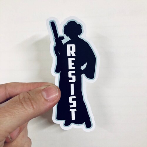 Star Wars Sticker Princess Leia / Vinyl Sticker / Laptop - Etsy