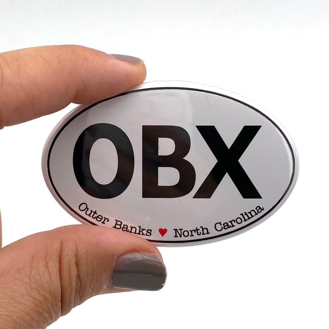OBX Outer Banks, NC Oval Refrigerator Magnet - Etsy