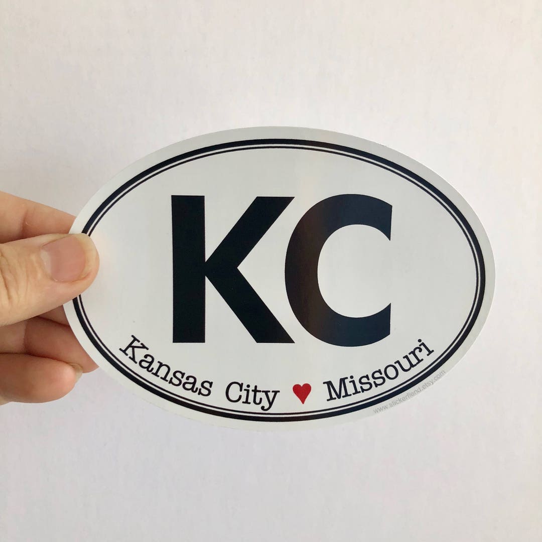 Kansas City Missouri Bumper Sticker | Laptop Decal | Any Smooth Surface ...