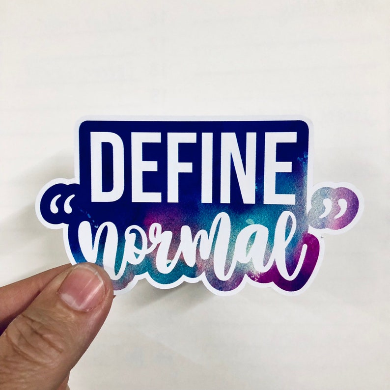 Define normal vinyl sticker | Etsy
