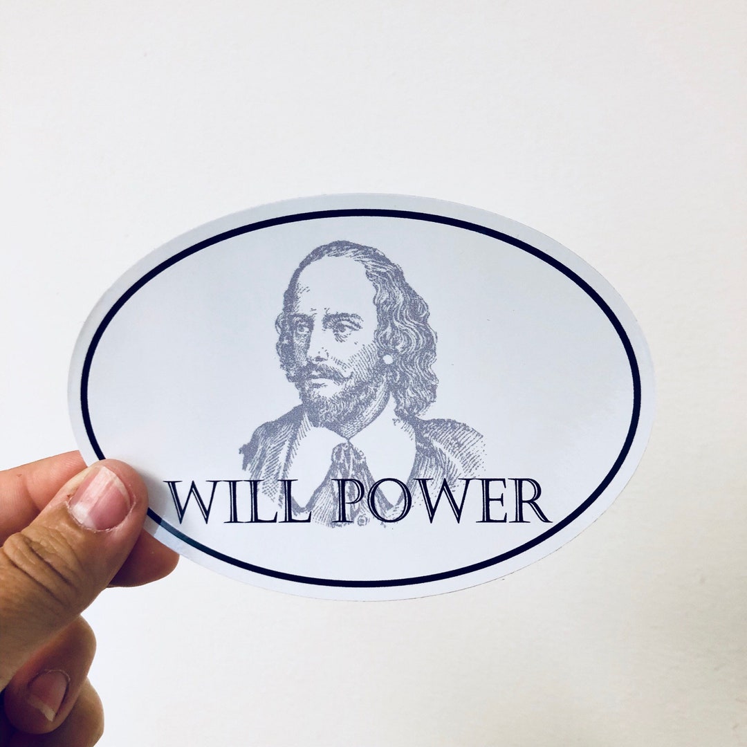 Will Power Vinyl Sticker - Etsy