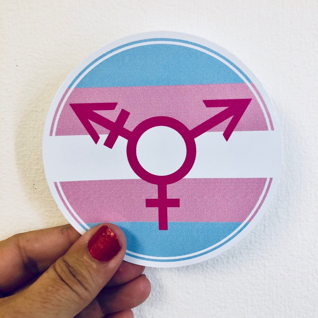 Transgender Rights Symbol Vinyl Sticker - Etsy