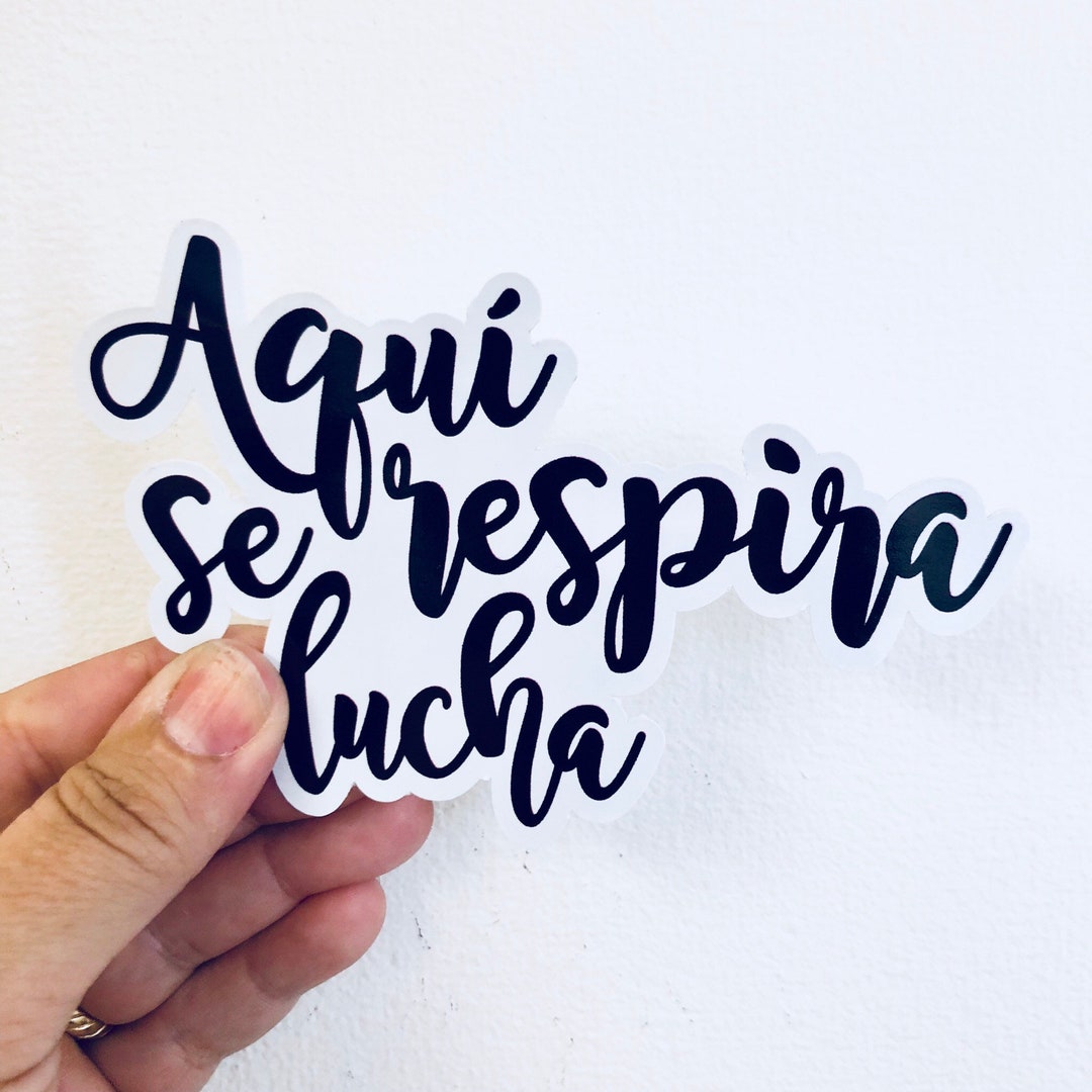 Aqui Se Respira Lucha Vinyl Sticker - Etsy
