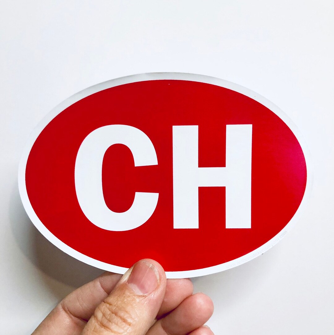 Switzerland Flag Vinyl Sticker | Any Country Available - Etsy