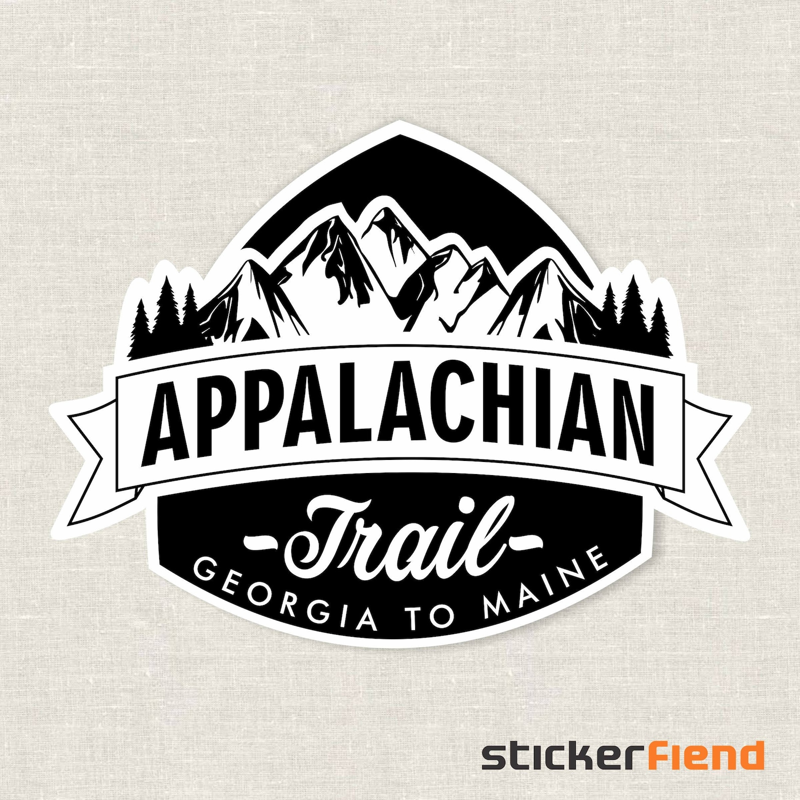 Appalachian Trail sign vinyl sticker | Etsy