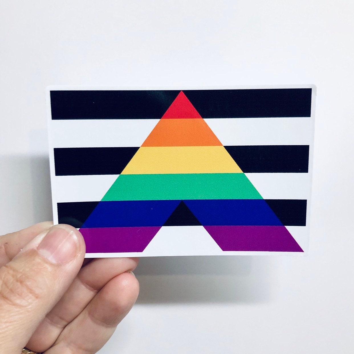 Ally Flag Vinyl Sticker | Etsy