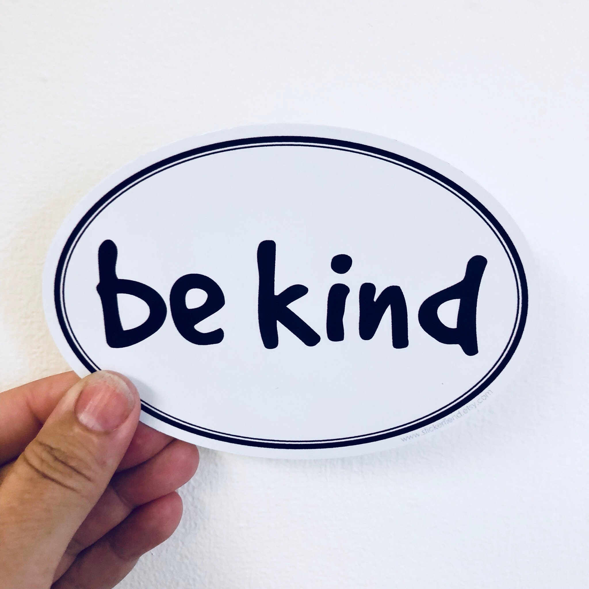Be kind vinyl sticker | Etsy