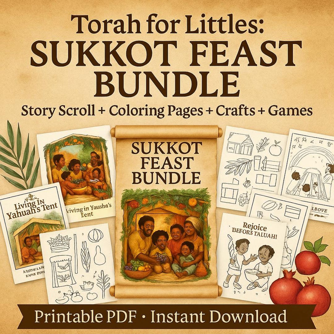 Torah for Littles Sukkot Bundle | Feast of Tabernacles Kids Activities ...