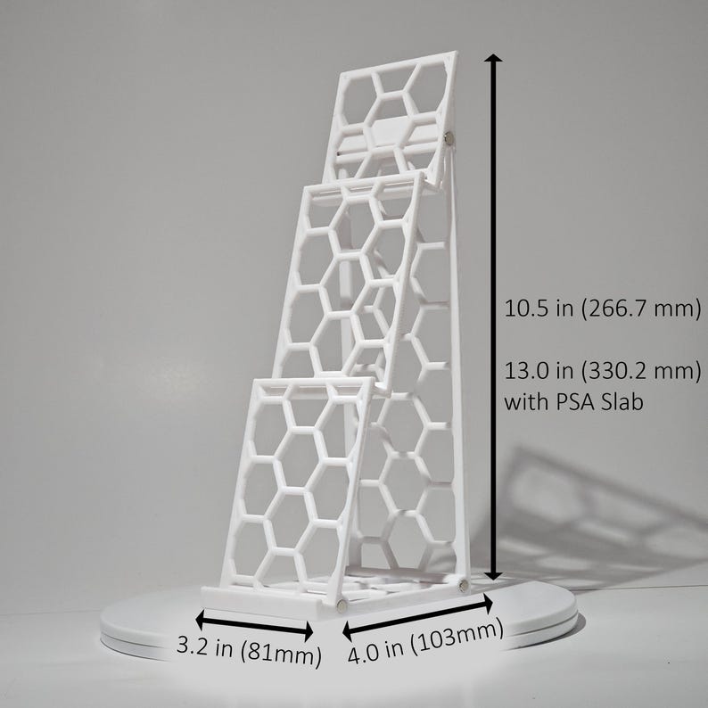 Graded Card Display Tower – Magnetic Expandable Stand for PSA, BGS, CGC ...