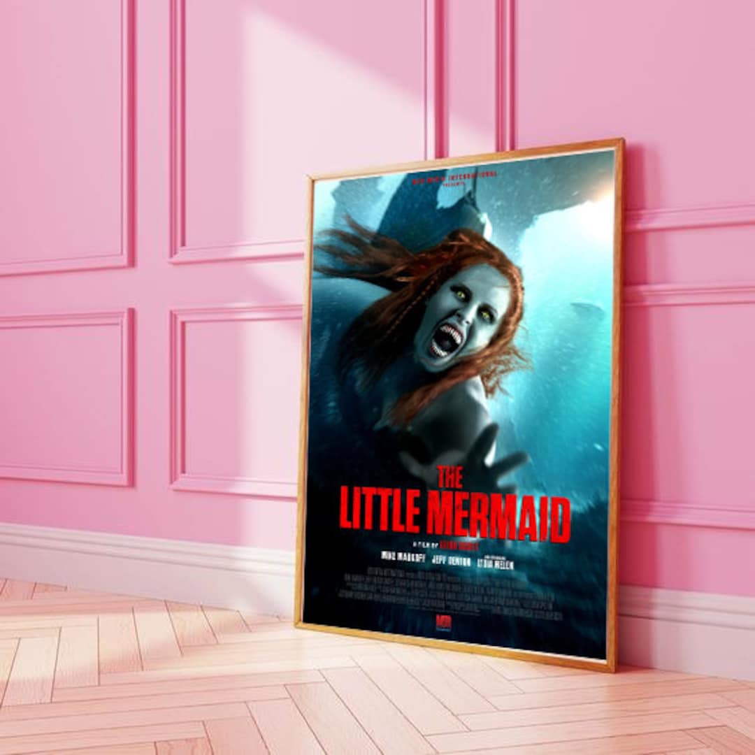 Poster for THE LITTLE MERMAID Horror Film - Etsy