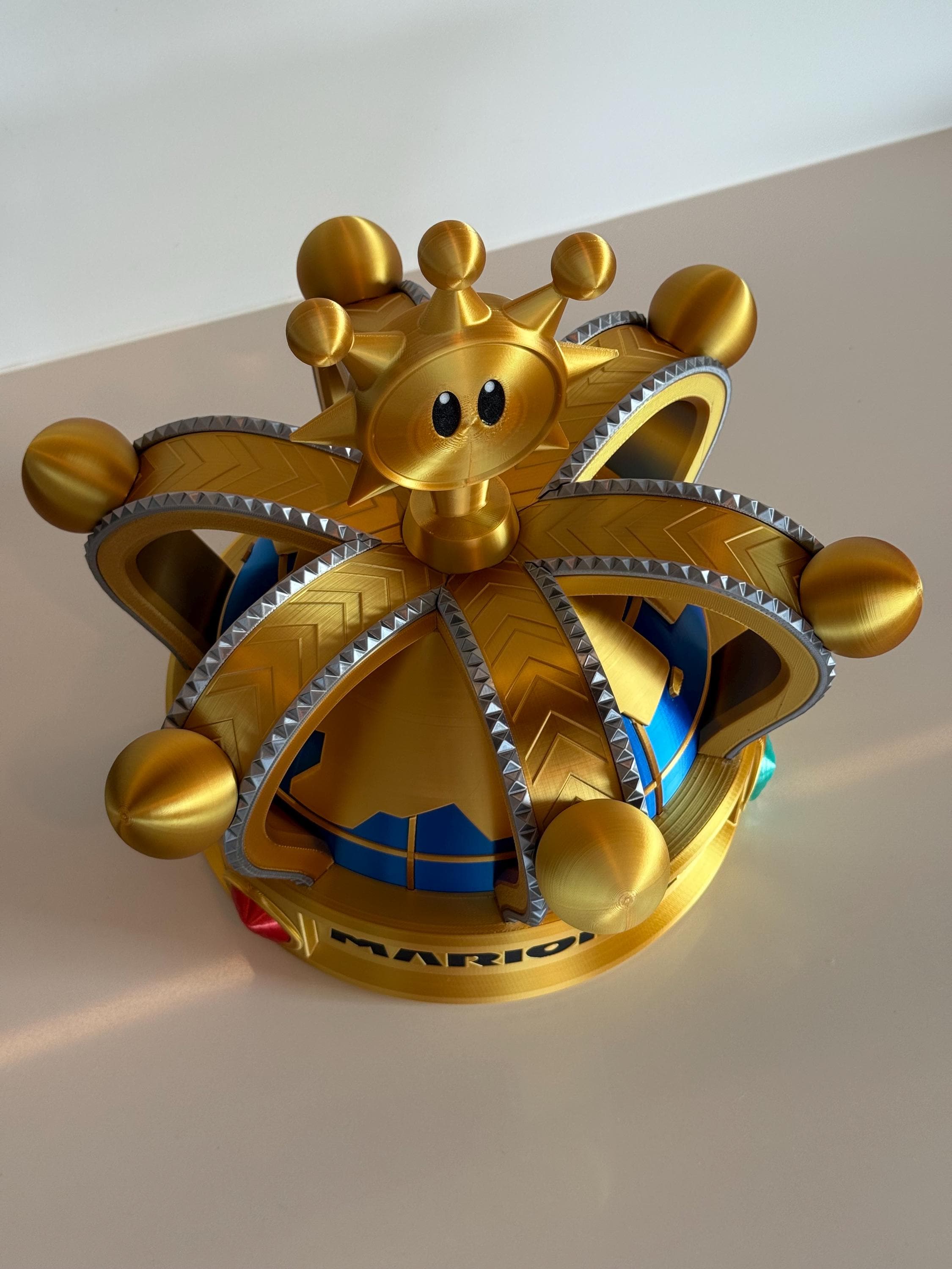 Mario Kart World Crown - Full-size Replica - Personalized Trophy With ...