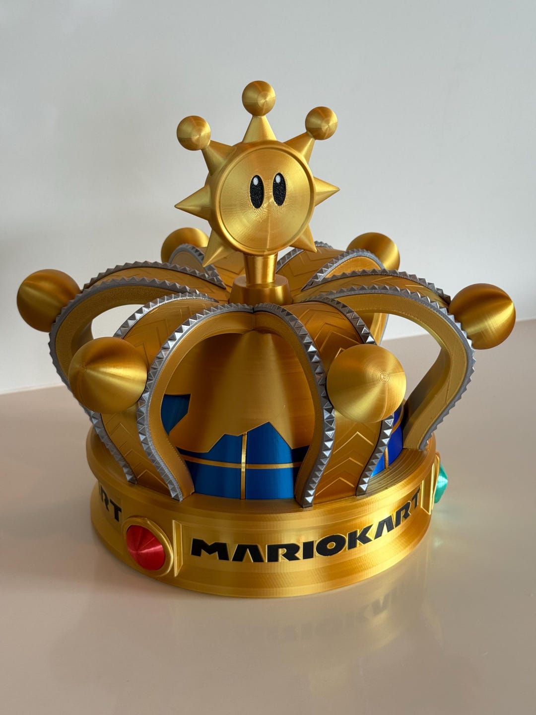 Mario Kart World Crown - Full-size Replica - Personalized Trophy With ...