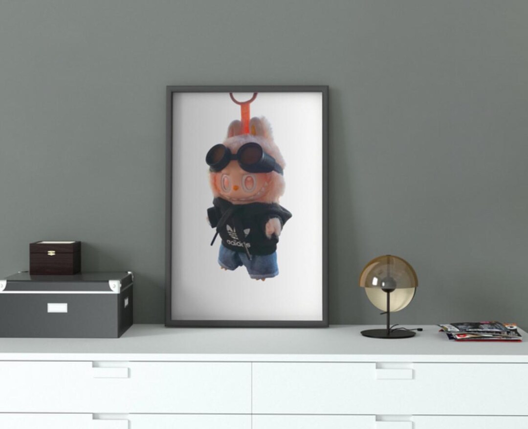 Labubu Monster Poster: Kawaii Pop Mart Collectible Wall Art - Etsy
