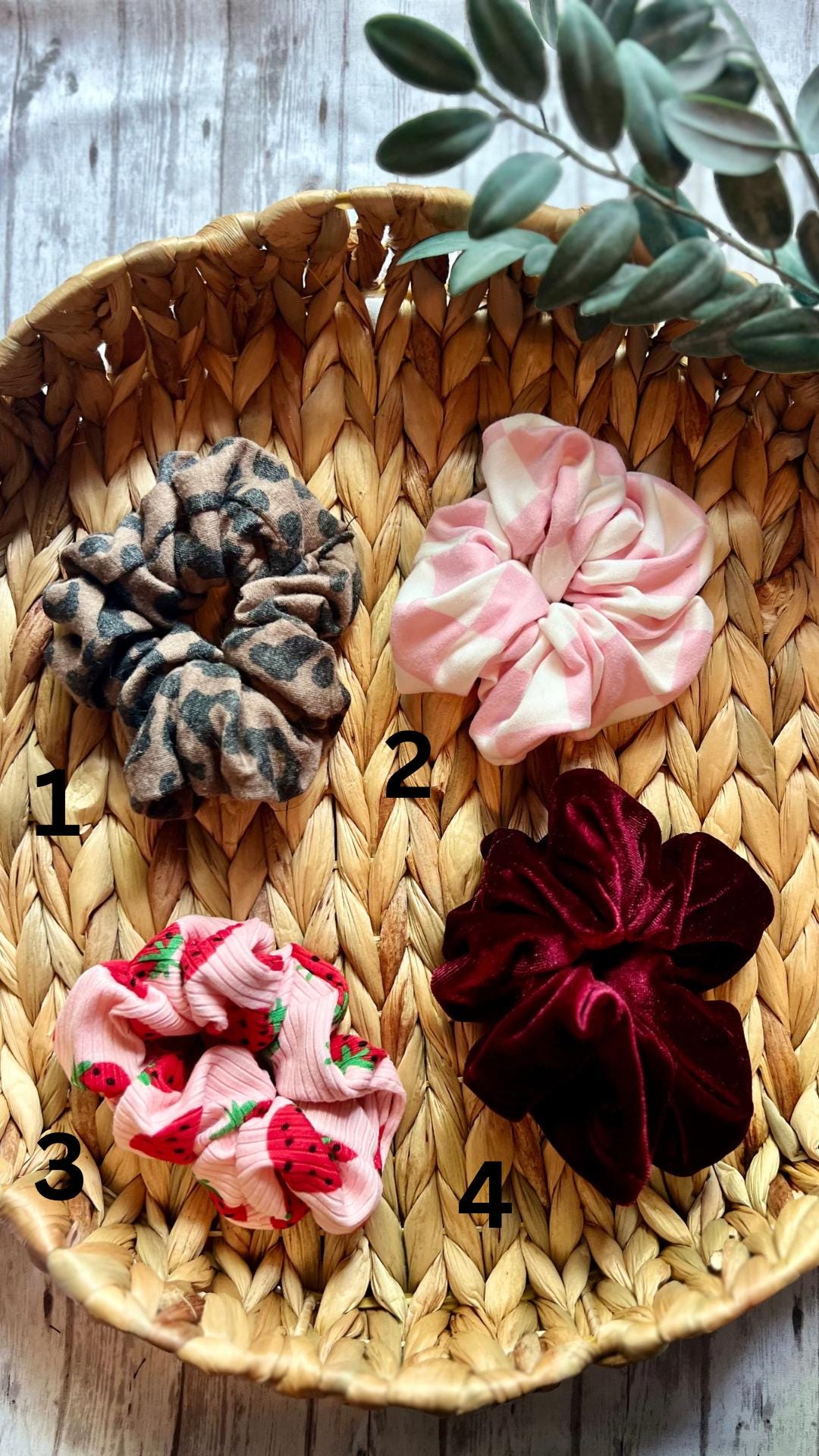 Jumbo Handmade Scrunchie: Boho Hair Tie, Soft Fabric - Etsy