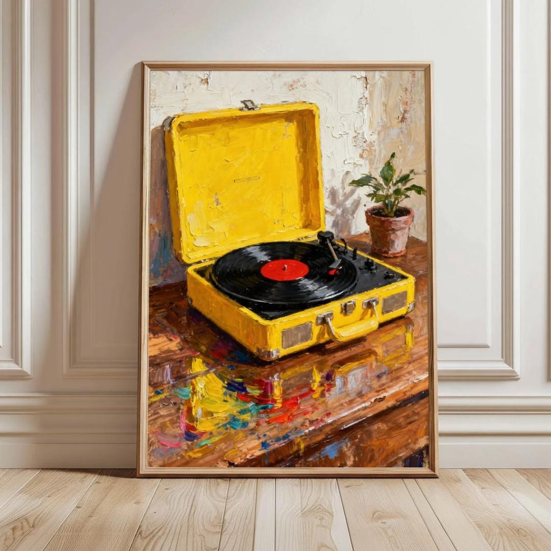 Vynil Retro Music Poster Print, Vintage Records & Album Cover Art ...