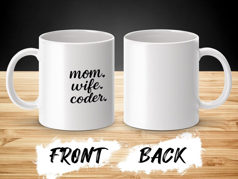 Mom Wife Coder Mug, Programmer Gift, Mother's Day Mug - Etsy