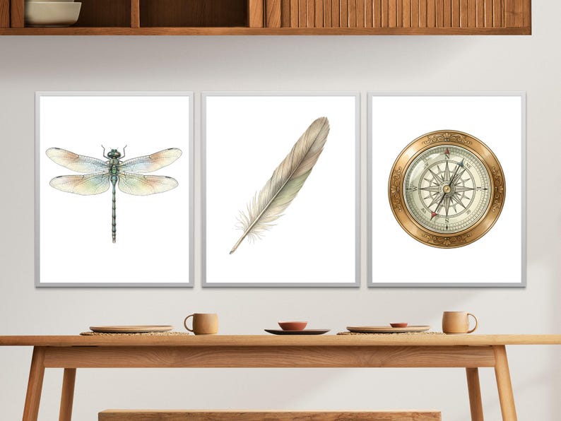 Vintage Homeschool Clipart Bundle, Botanical Illustrations (digital ...