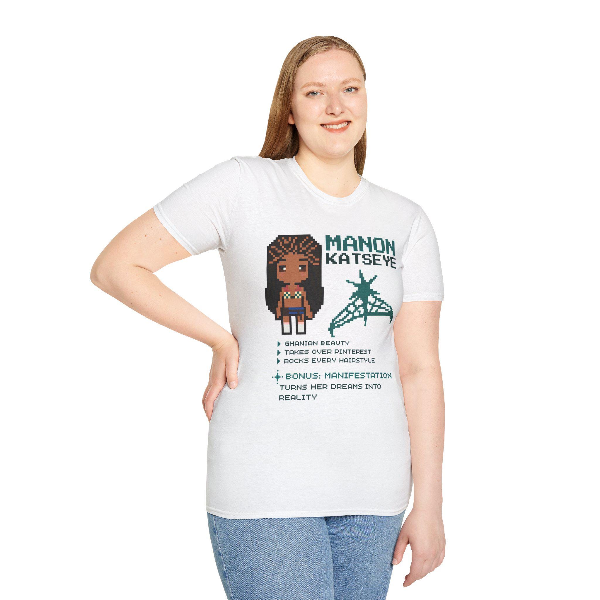 MANON KATSEYE 'gameboy' Unisex Tee, Pixel Art, Casual Wear, Concert ...