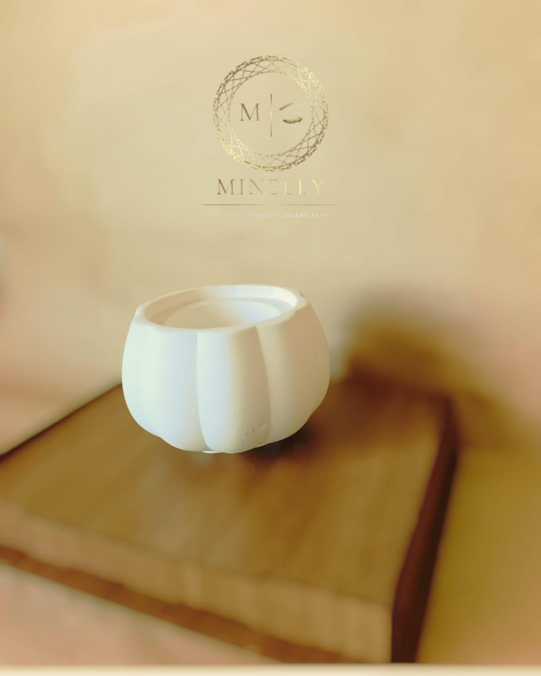 Minelly Pumpkin Touch | Handmade Pumpkin Planter | Decorative Cement ...
