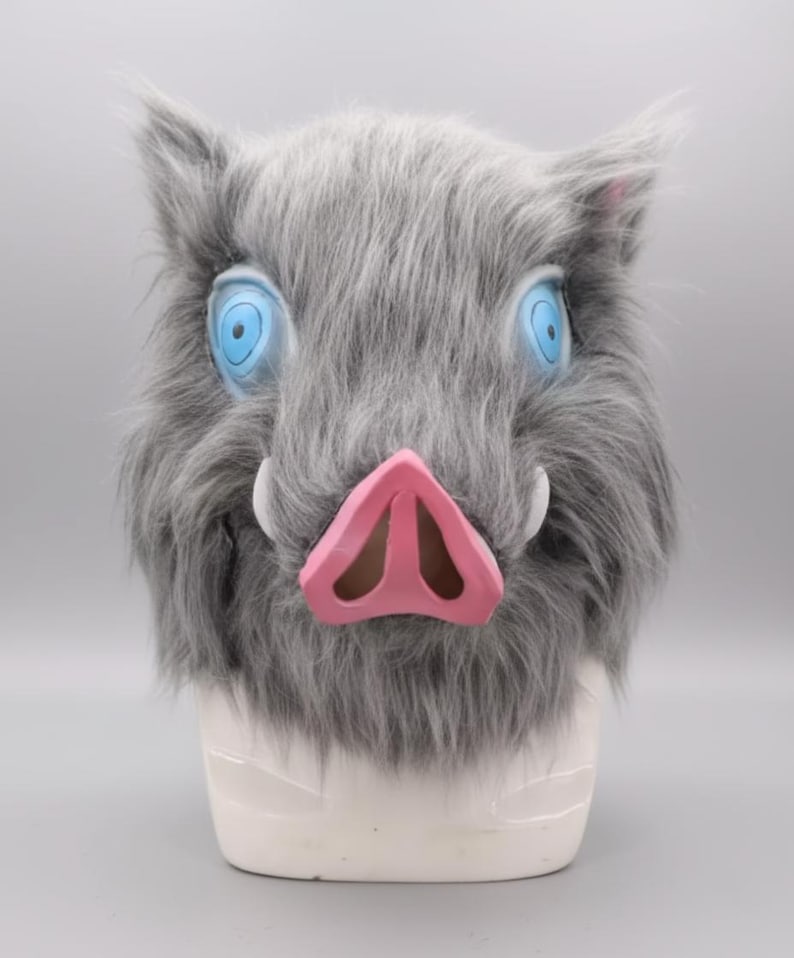 Inosuke Boar Demon Slayer Mask | Beast Head Cosplay Helmet | Anime ...
