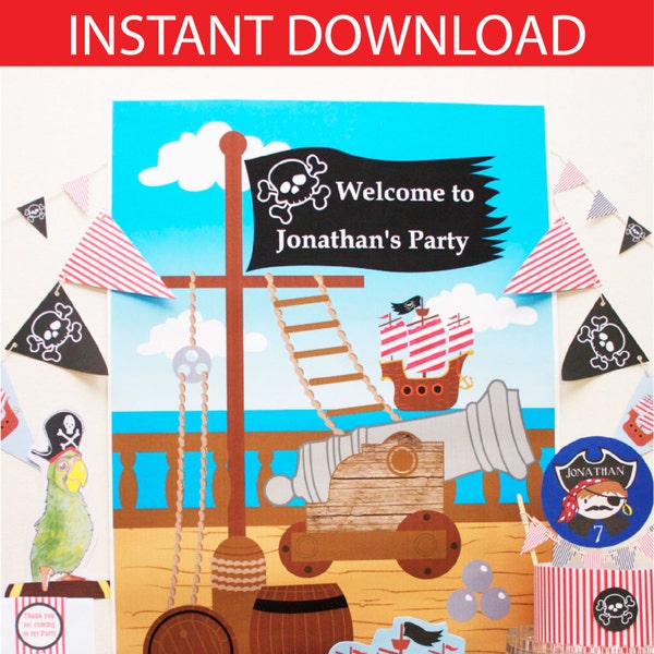 Pirate Photo Booth - Etsy