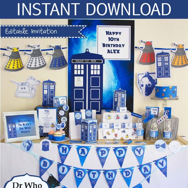 Doctor Who Birthday - Etsy