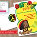 Rasta One Love Invitation Editable Instant Download 5x7 Invite and ...