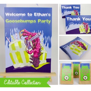 Goosebumps Party DIY Printable Kit INSTANT DOWNLOAD - Etsy Canada