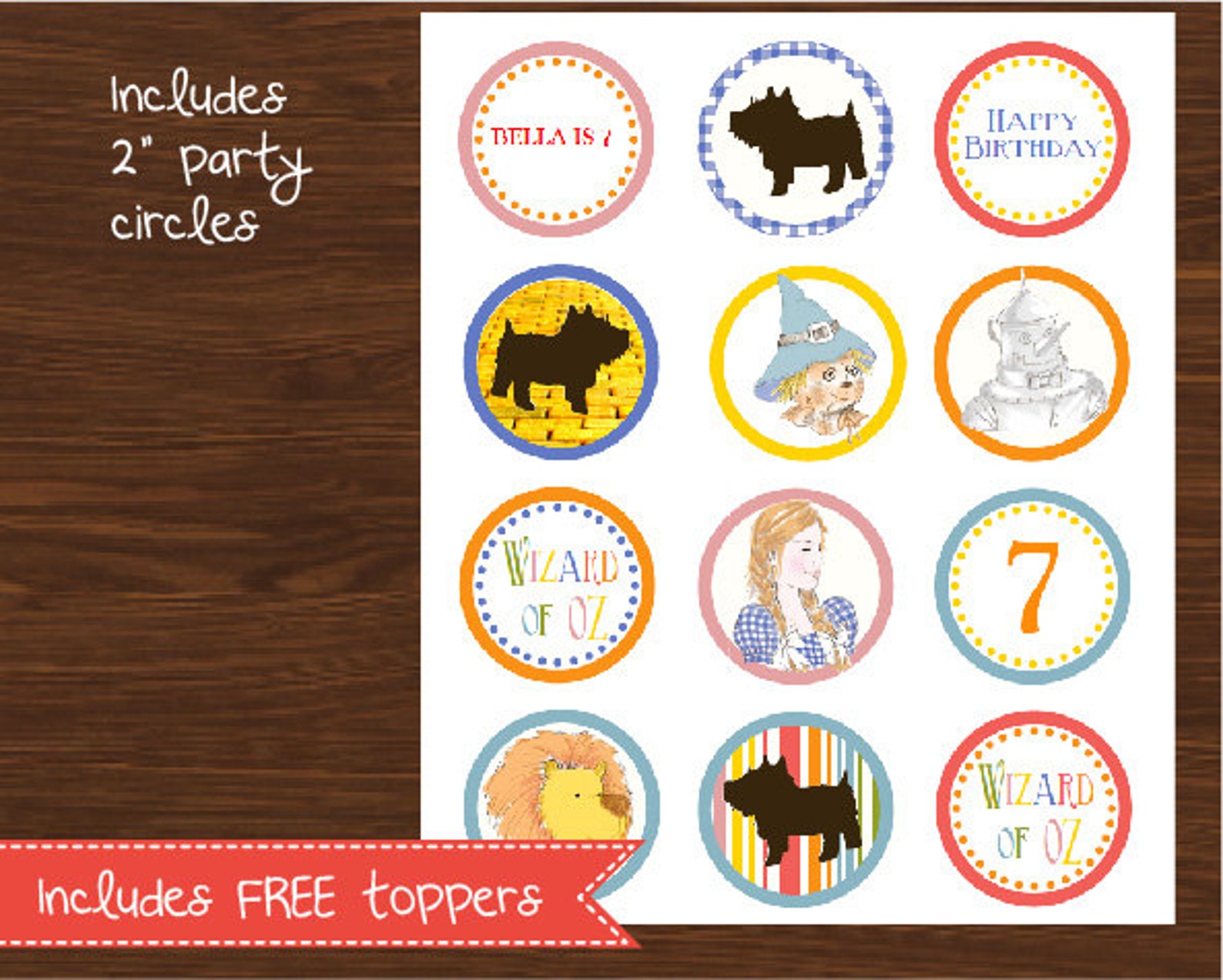 Wizard of Oz Invitation DIY Printable Kit INSTANT DOWNLOAD - Etsy