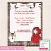 Little Red Riding Hood Invitation DIY Printable INSTANT DOWNLOAD - Etsy