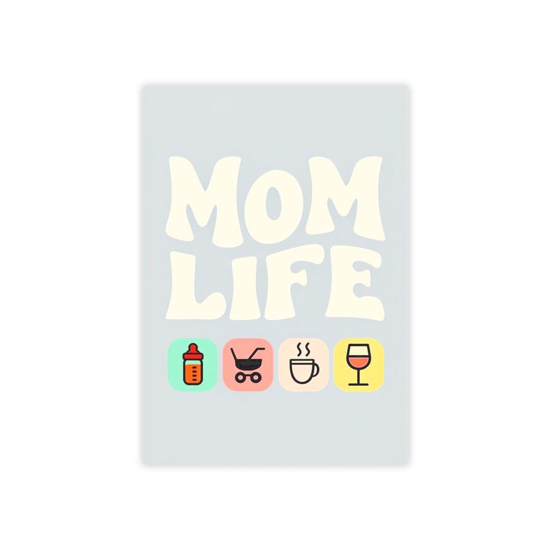 Mom Life Post-it Note Pads, Cute Sticky Notes for Busy Mom, To-do List ...