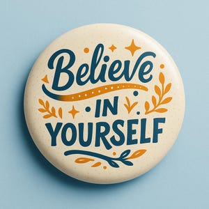 Custom Round Pin Button Badge – Personalized Photo, Logo, Text or Name ...