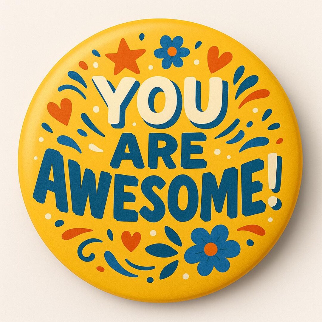 25-75mm Custom Pin Badge – Personalised Button Badge With Free Design – Photo/logo/name – Bulk ...