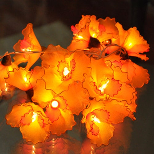 Blue Flower String Lights for Party and Decoration Flower - Etsy