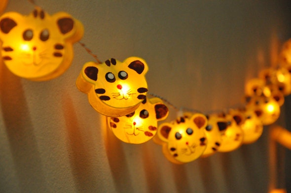 Cutie Tiger Mulberry Paper Lanterns for Wedding Party - Etsy