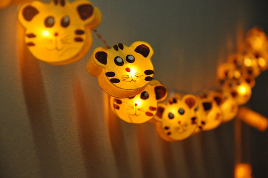 Cutie Tiger Mulberry Paper Lanterns for Wedding Party - Etsy