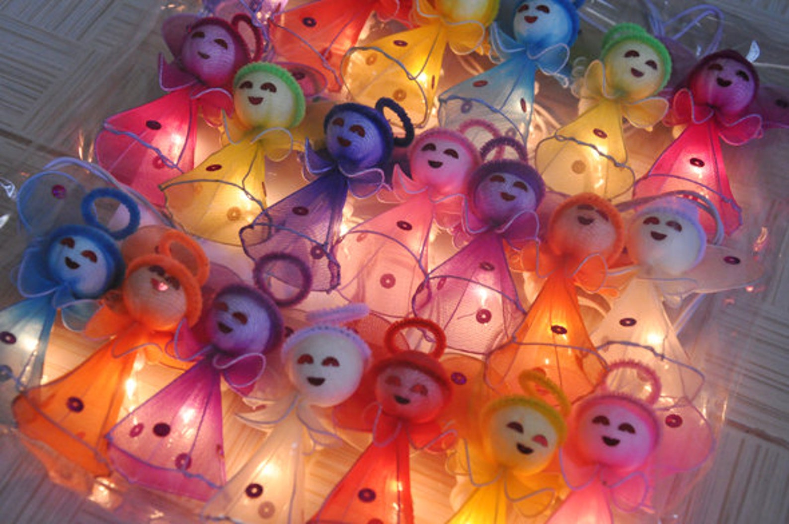Colorful Cute Angle Doll Series String Lights for Party and - Etsy