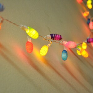 Colorful Cocoon String Lights for Patioweddingparty and - Etsy