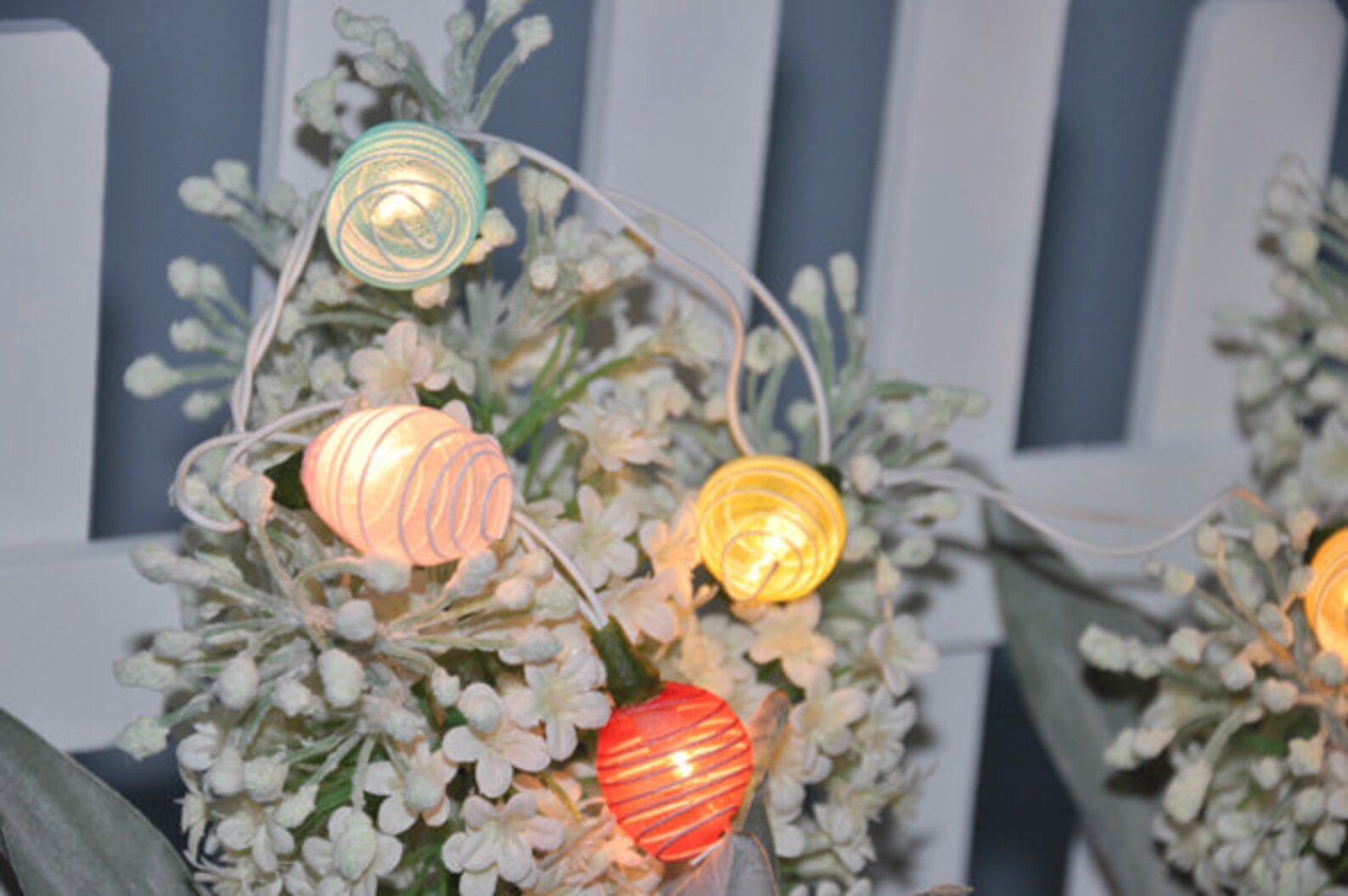 Colourful spring shape string lights for PatioWeddingParty | Etsy