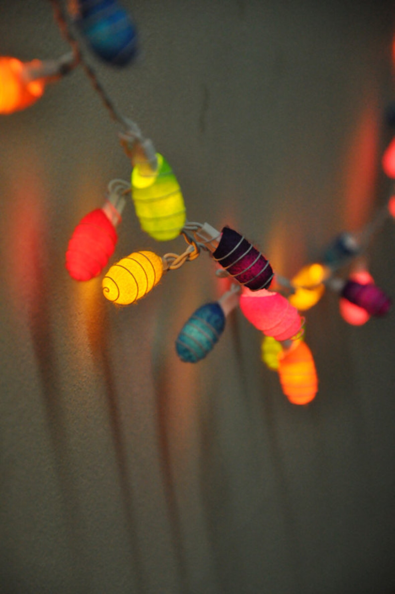 Colorful Cocoon String Lights for Patioweddingparty and - Etsy