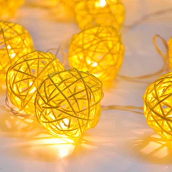 Rattan Light Fixture - Etsy