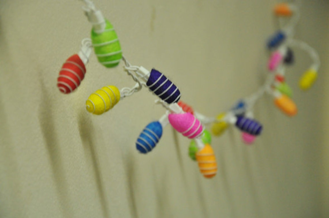 Colorful Cocoon String Lights for Patioweddingparty and - Etsy