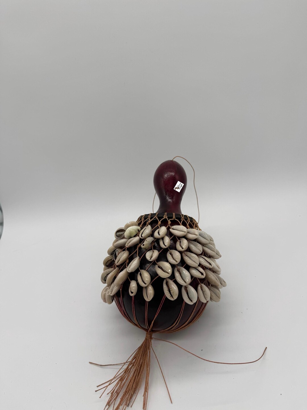 Handmade Gourd Percussion With Cowrie Shells African Musical Instrument ...