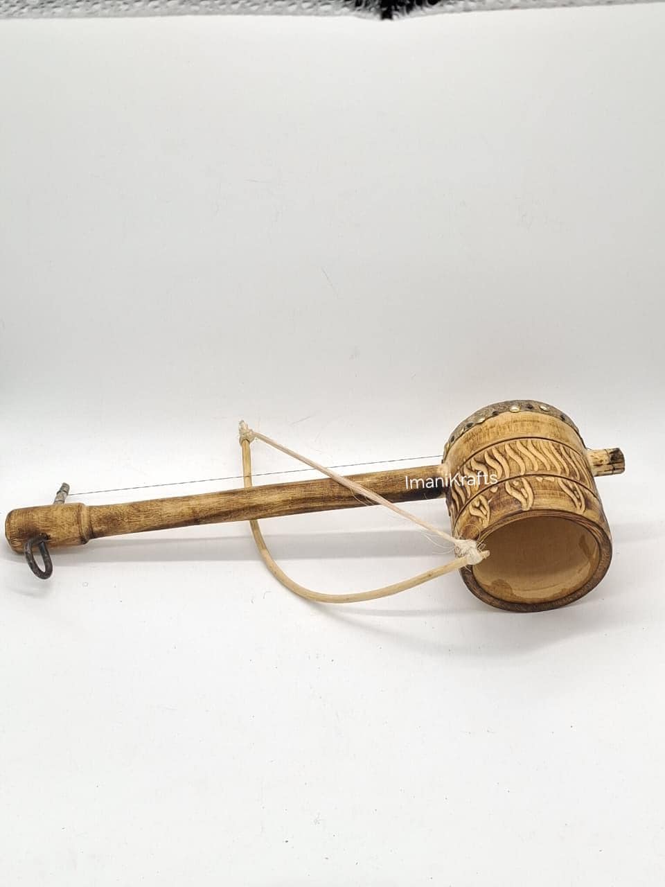 Handmade African One String Fiddle, Wooden Traditional Spike Fiddle ...